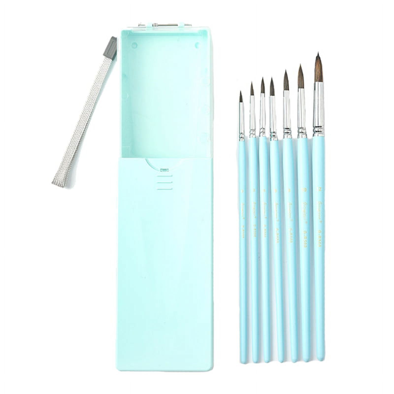 Milue Portable Paint Brushes 7 Types Professional Paint Brush Oil ...