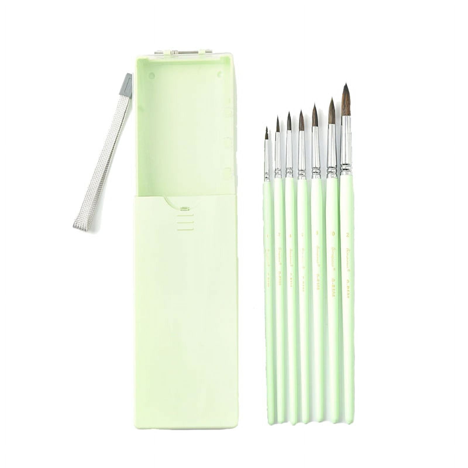 Milue Portable Paint Brushes 7 Types Professional Paint Brush Oil ...