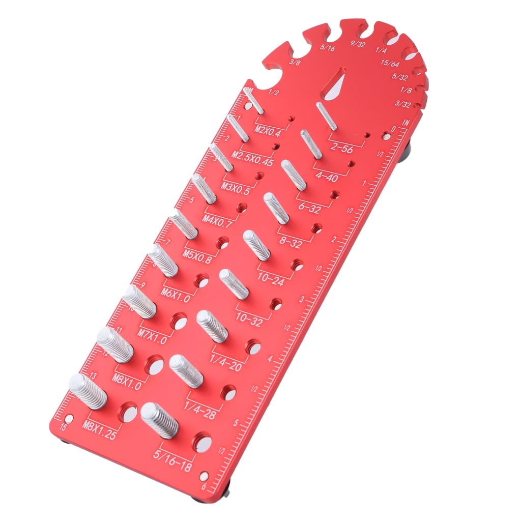 Milue Precisions Bolt Size & Thread Gauge Identifier Comprehensive ...