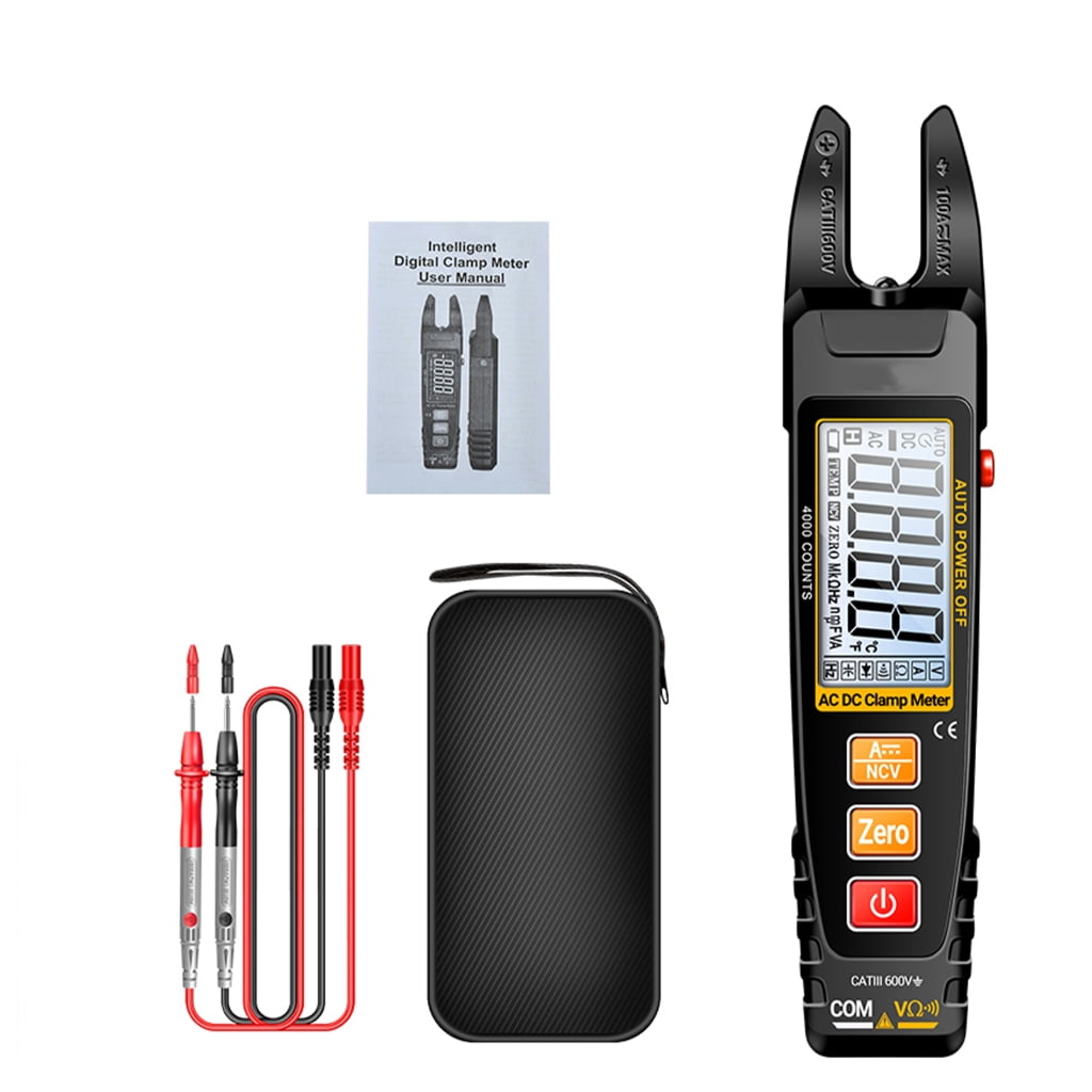 Milue Professional Electric Clamp Multimeter with Large Screen and Data ...