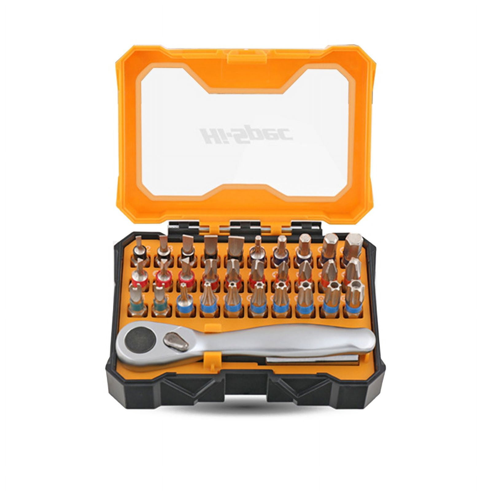 Milue Screwdriver Bit Set 1/4'' 25mm Slotted Torx- Hex Cross Screw ...