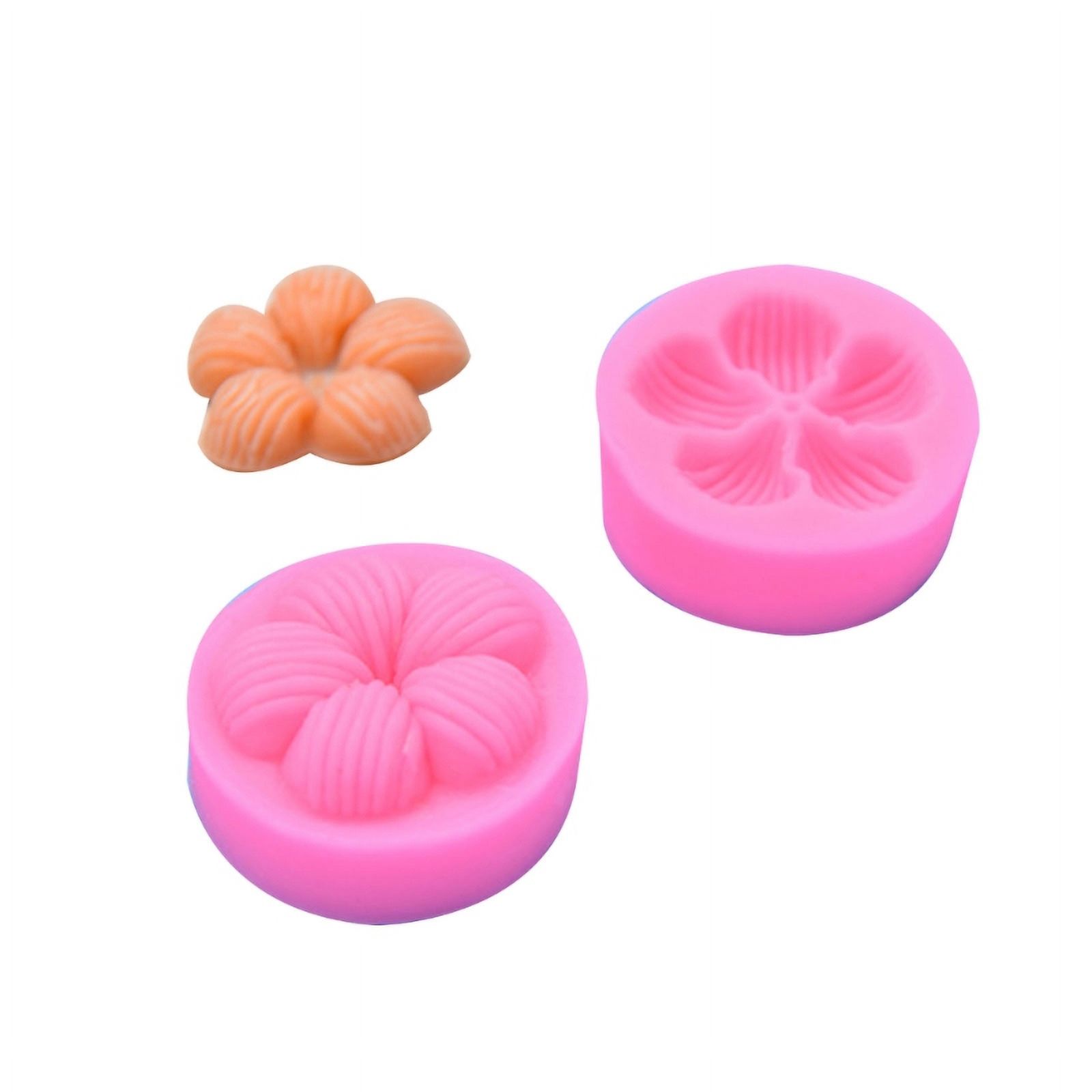Milue Silicone Chocolate Moulds Fondant Molds Flower/Butterfly Shape ...