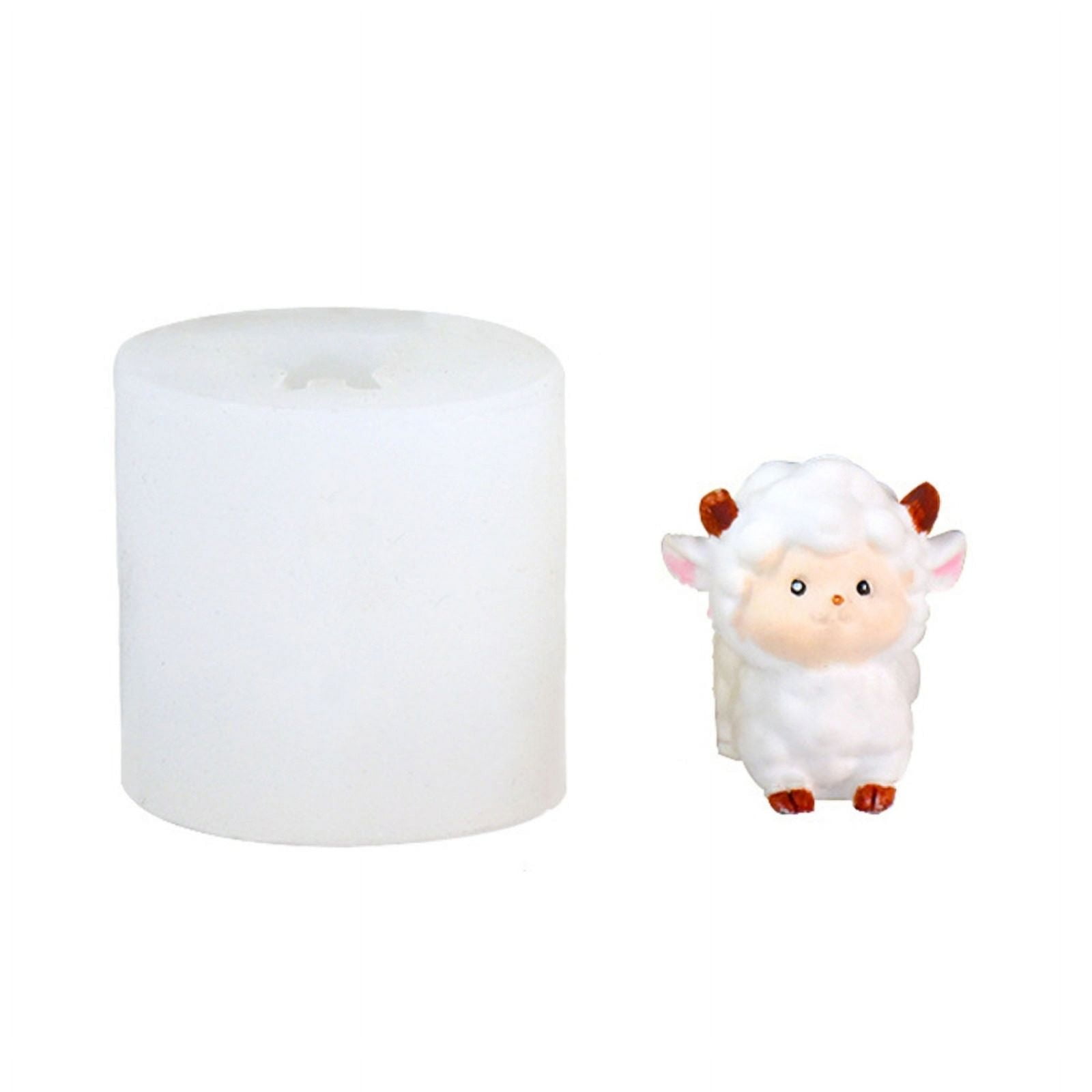 Milue Silicone Chocolate Sheep Green Bean Cake Fondant Cake Candy Mould ...