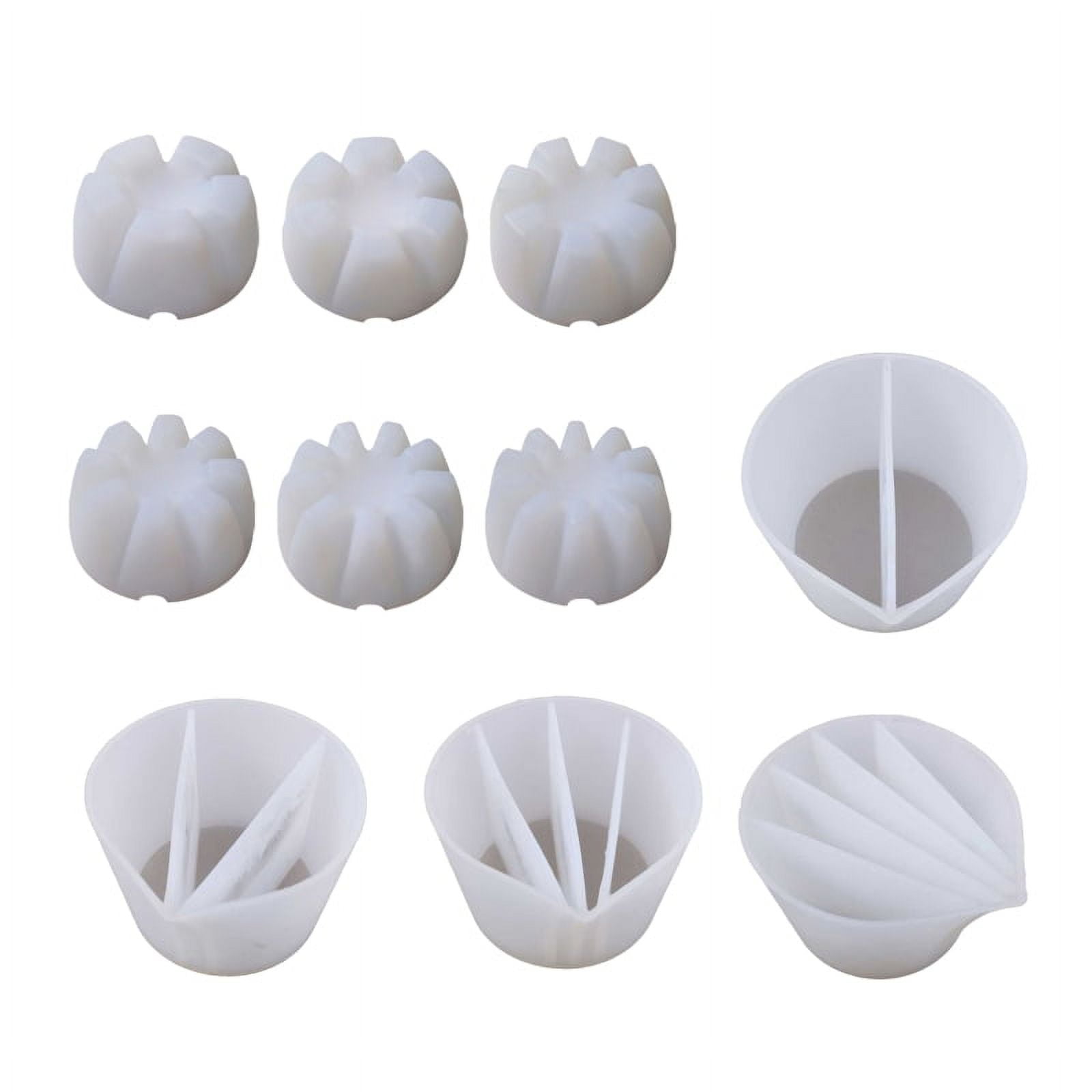 Milue Silicone Split Cup 2/3/4/5 Chambers Reusable Silicone Pouring ...