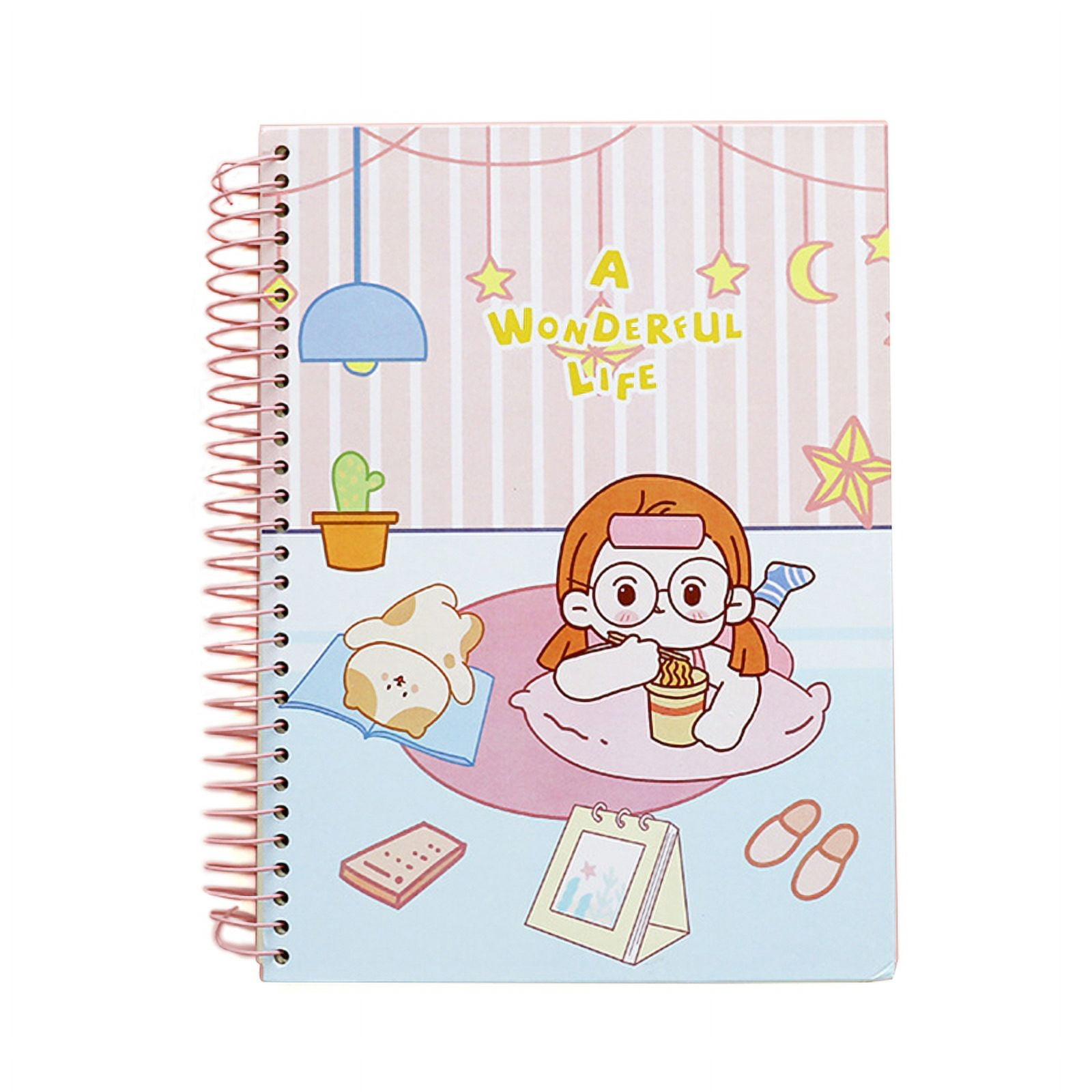 Milue Spiral Notebook Large Notepad 7''x10'' Thicken Journal 150 Sheets ...