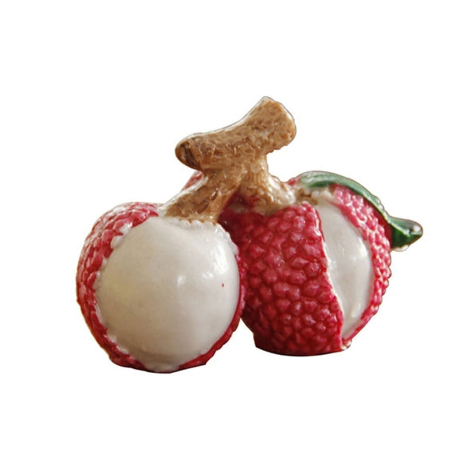 Milue Unique Lychee Tea Pet Cute Color Change Litchi Tea Pet Resin ...
