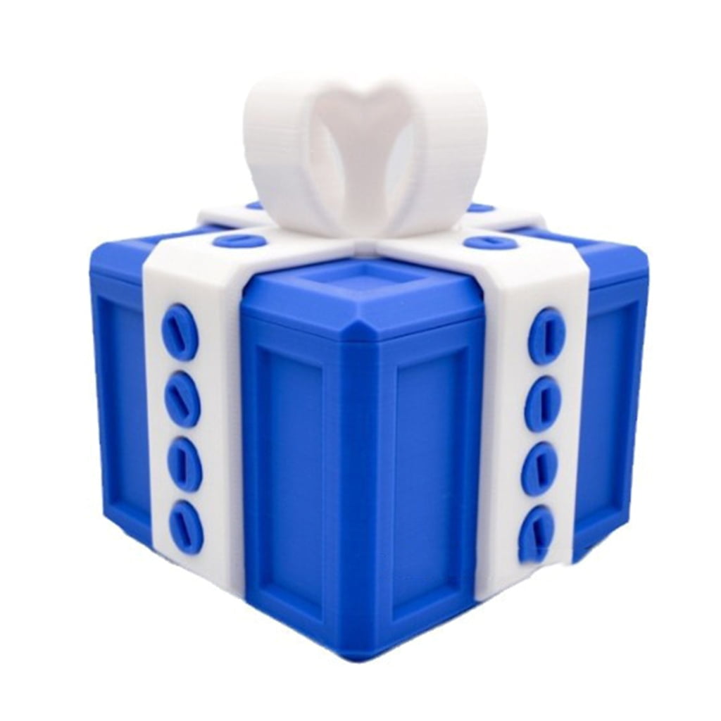 Milue Unique Prank Storage Box 3D Printed Puzzle Box with Screws Prank ...