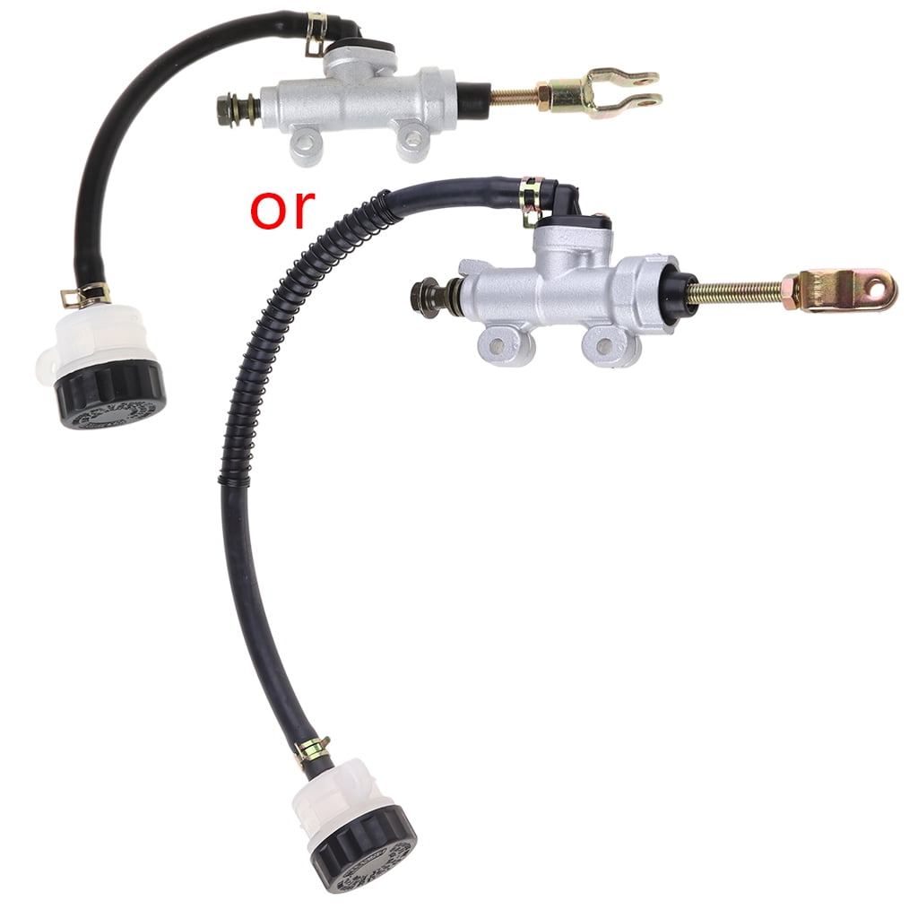 Milue Universal Motorcycle Rear Foot Hydraulic Brake Pump Brake Master ...