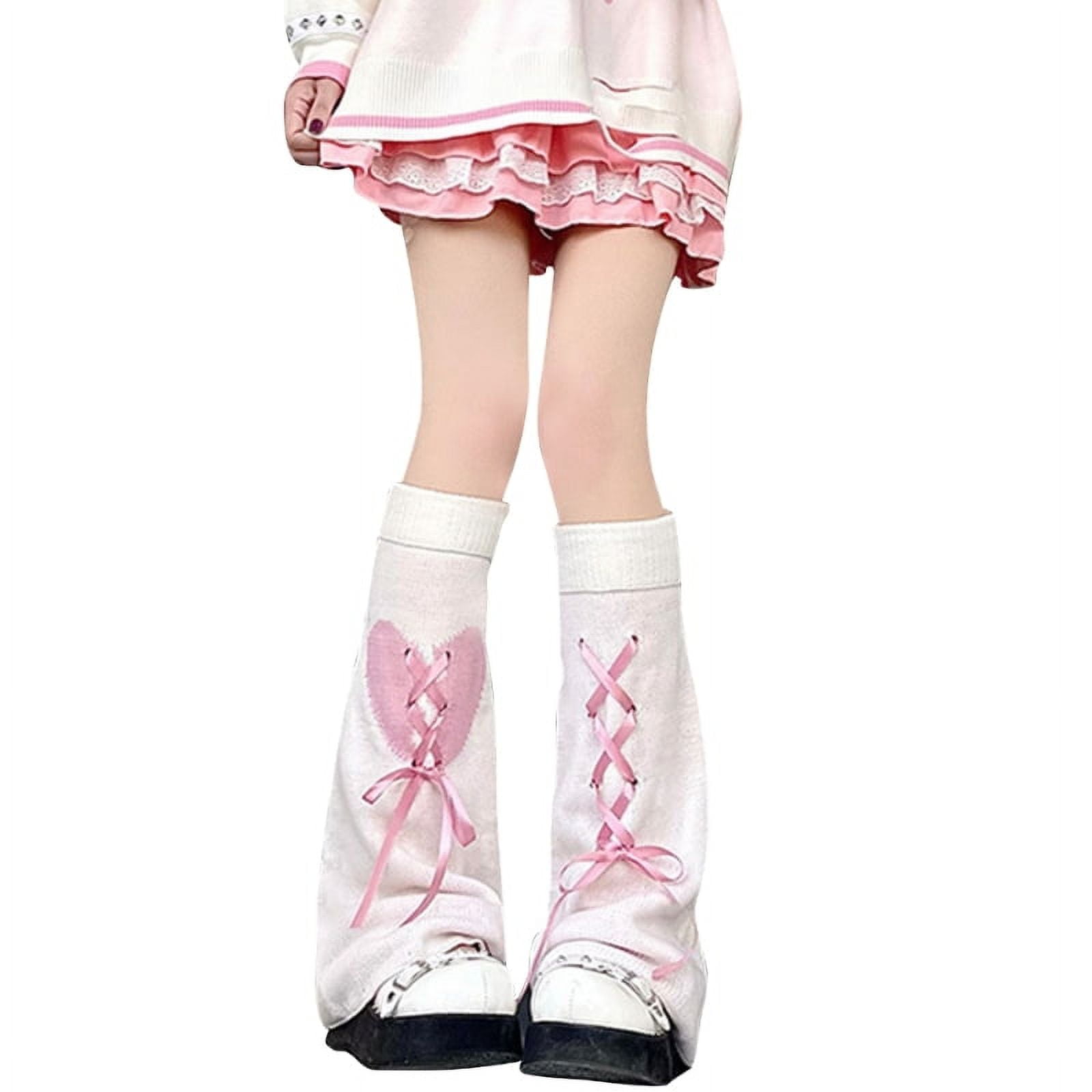 Milue Womens Student Subculture-Wear Solid Color Bandage Bows Cute ...