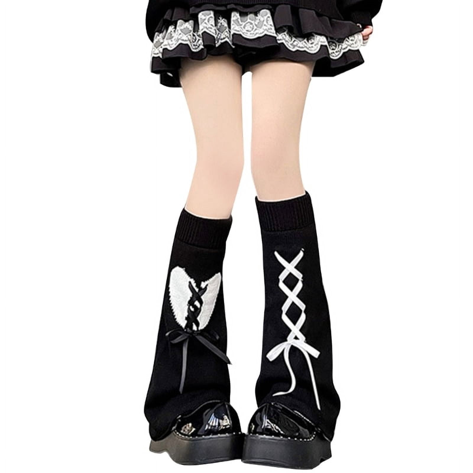 Milue Womens Student Subculture-Wear Solid Color Bandage Bows Cute ...