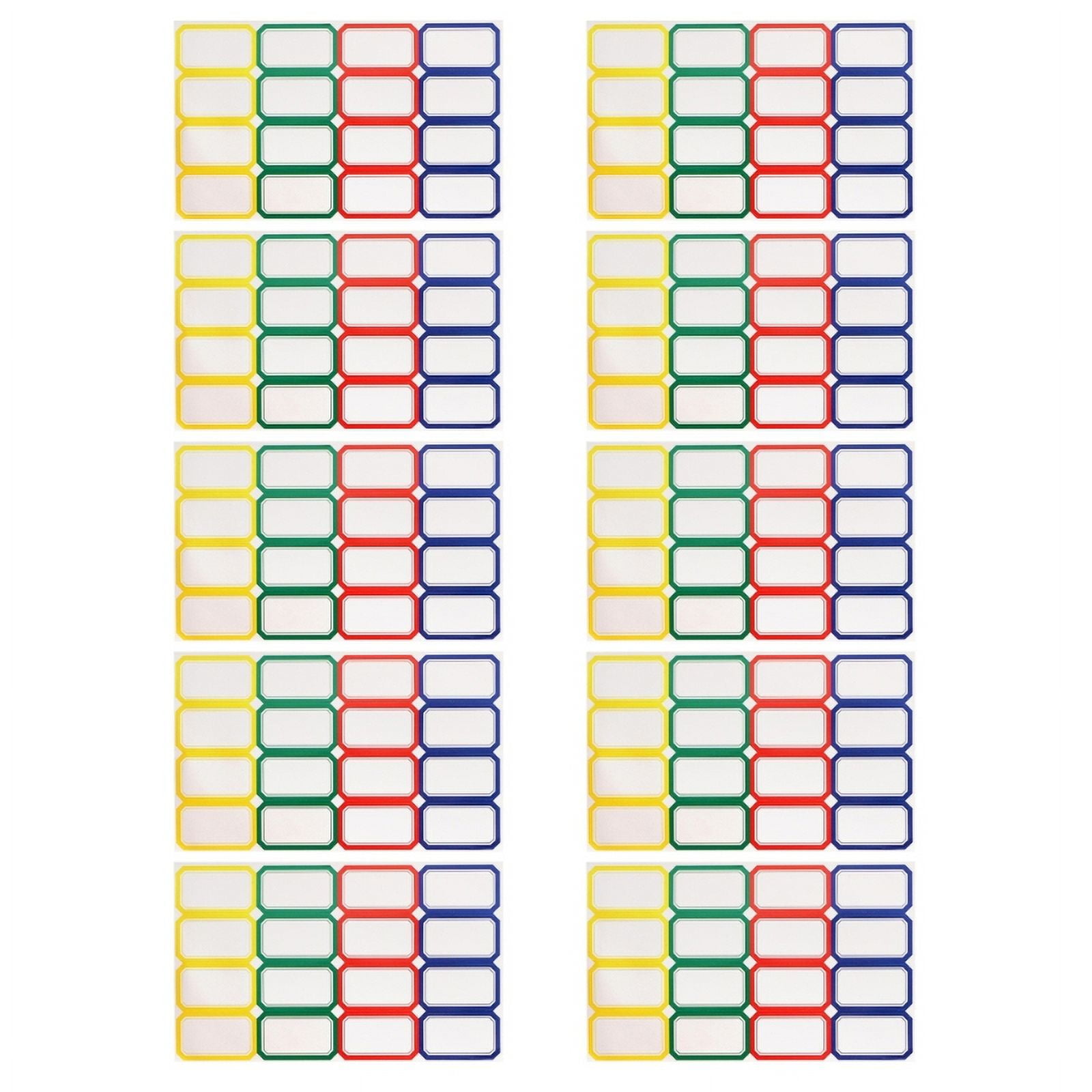 Milue Writable Index Labels Colorful Letter Stickers Sticky Index Tabs ...