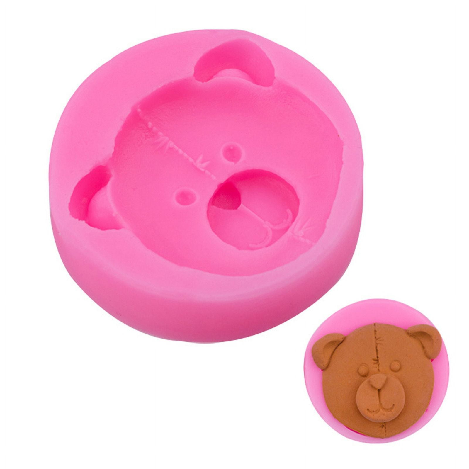 Milue for Creative Silicone Molds Bear Shape Cake Moulds Cartoon ...