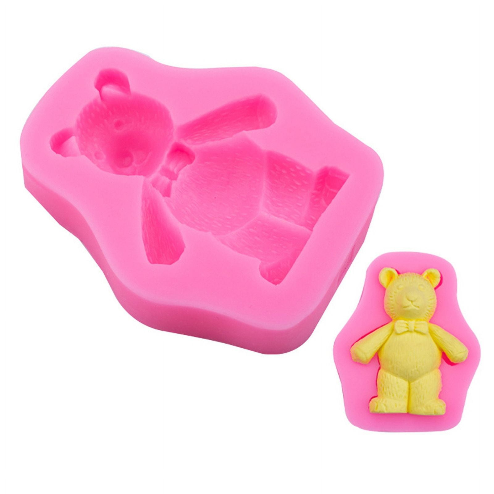 Milue for Creative Silicone Molds Bear Shape Cake Moulds Cartoon ...