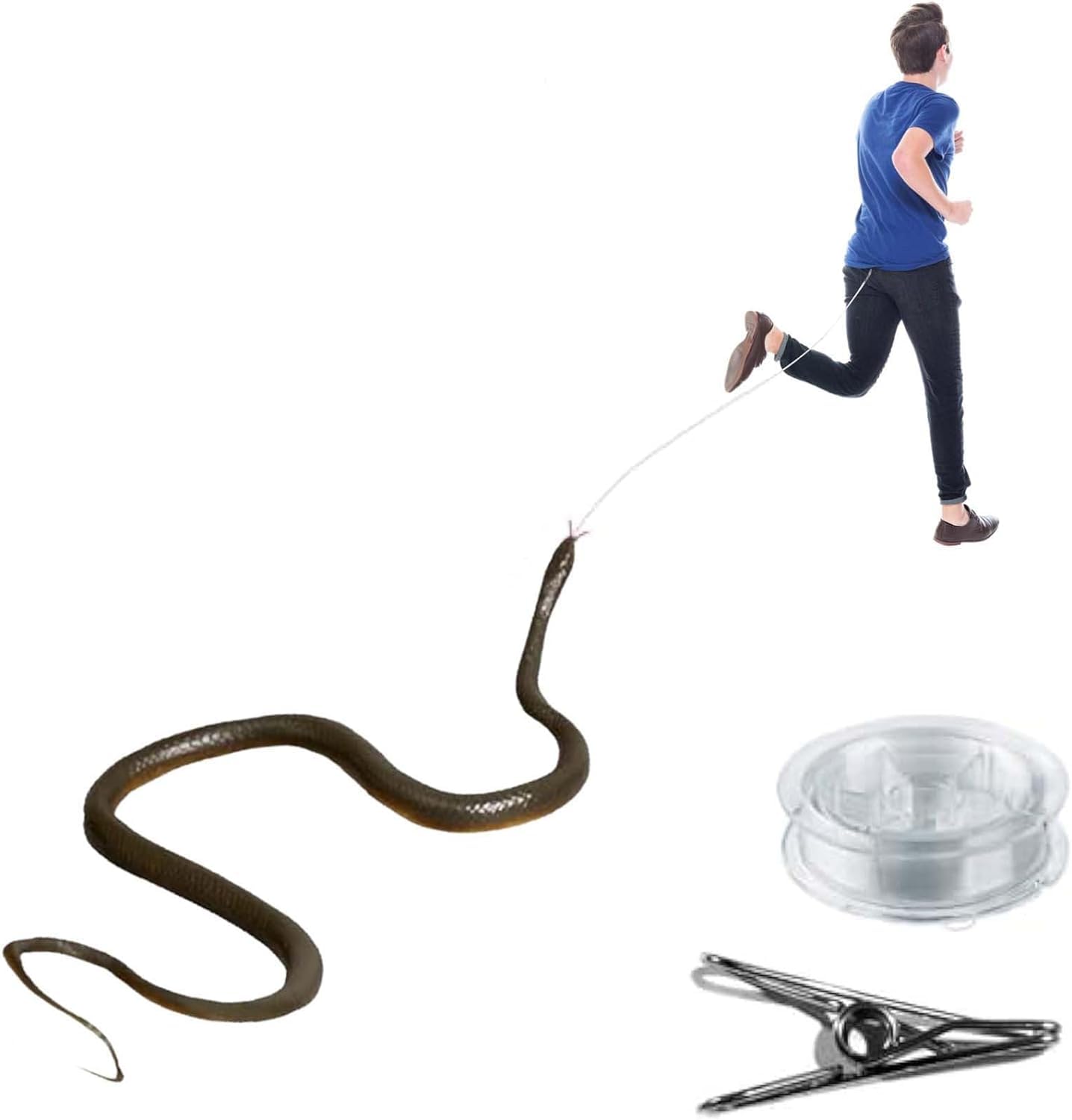 Milune Snake Prank with String Clip, Golf Snake Prank, 2024 Snake Prank ...