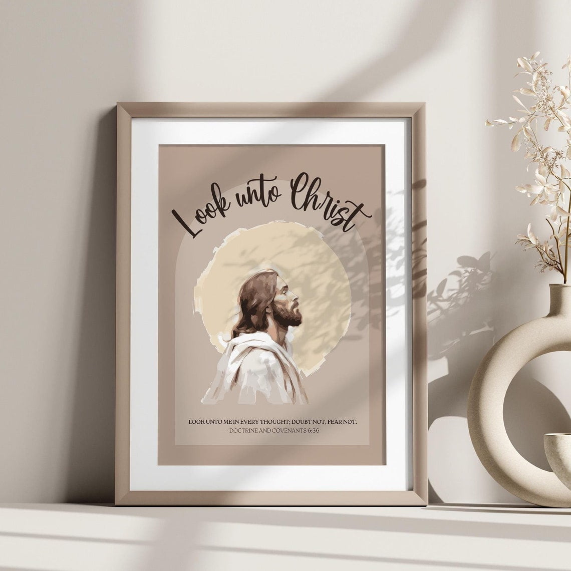 Miluva 2025 Lds Youth Theme Poster, Look Unto Christ Printable ...