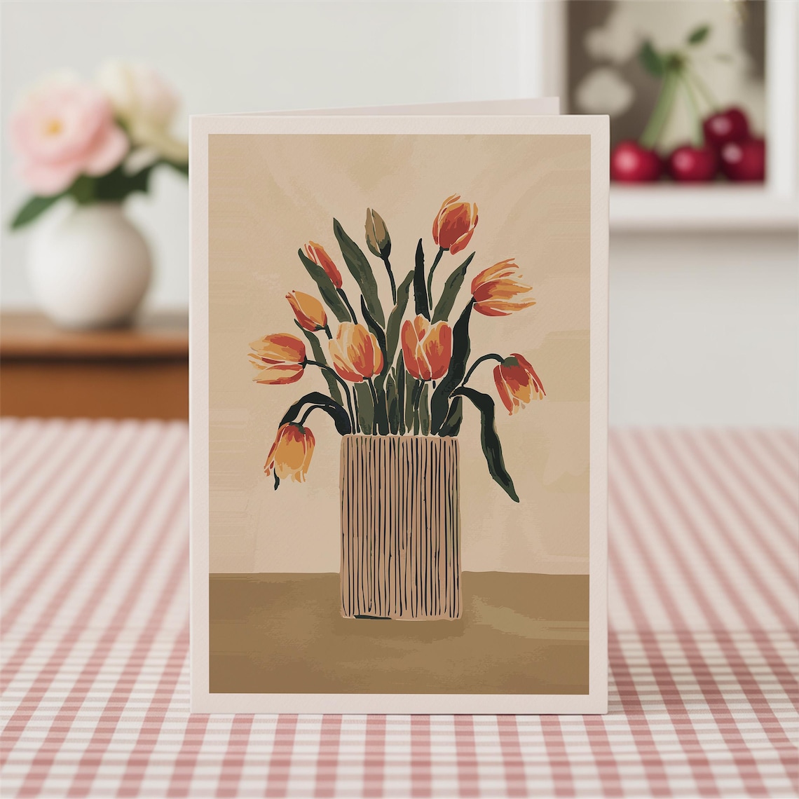 Miluva 5X7 Card Mockup Simple Stationary Mockup, Minimalistic Card ...