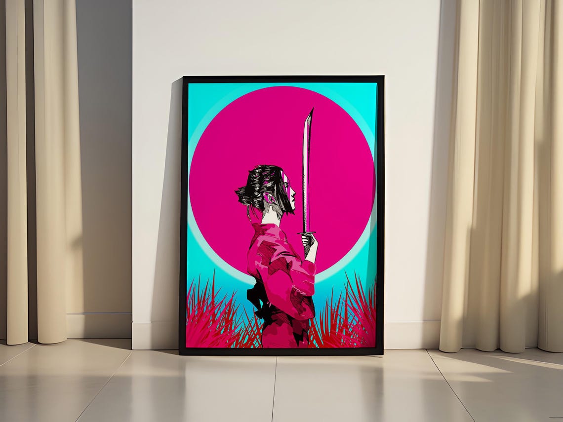 Miluva Abstract Aesthetic Poster About The Power Of Body And Spirit ...