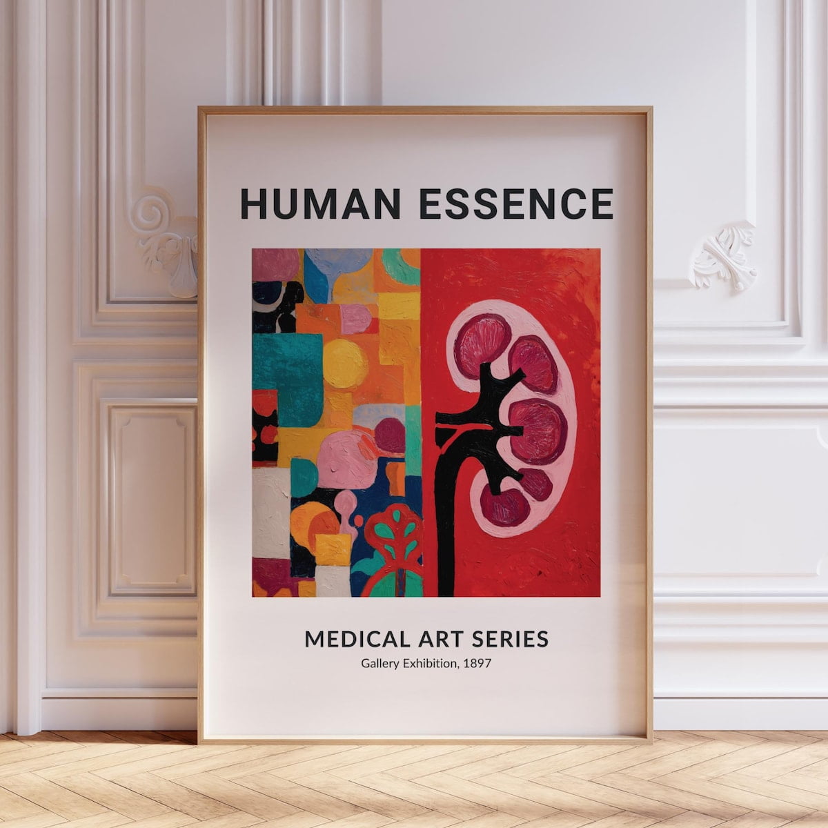Miluva Abstract Kidney Anatomy Art, Nephrologist Medical , Science ...