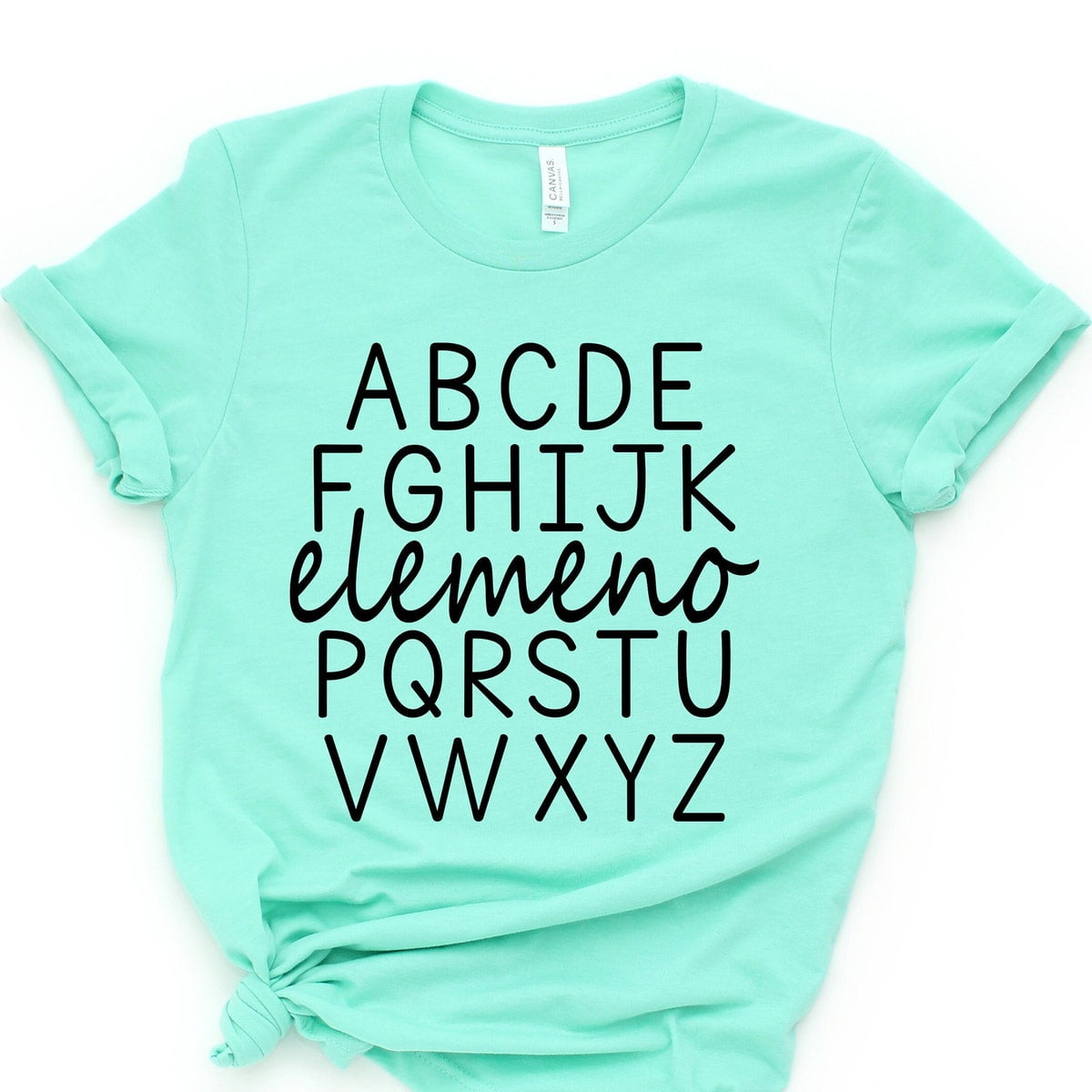 Miluva Alphabet Elemeno Shirt,Happy First Day Of School Shirt,Teacher ...