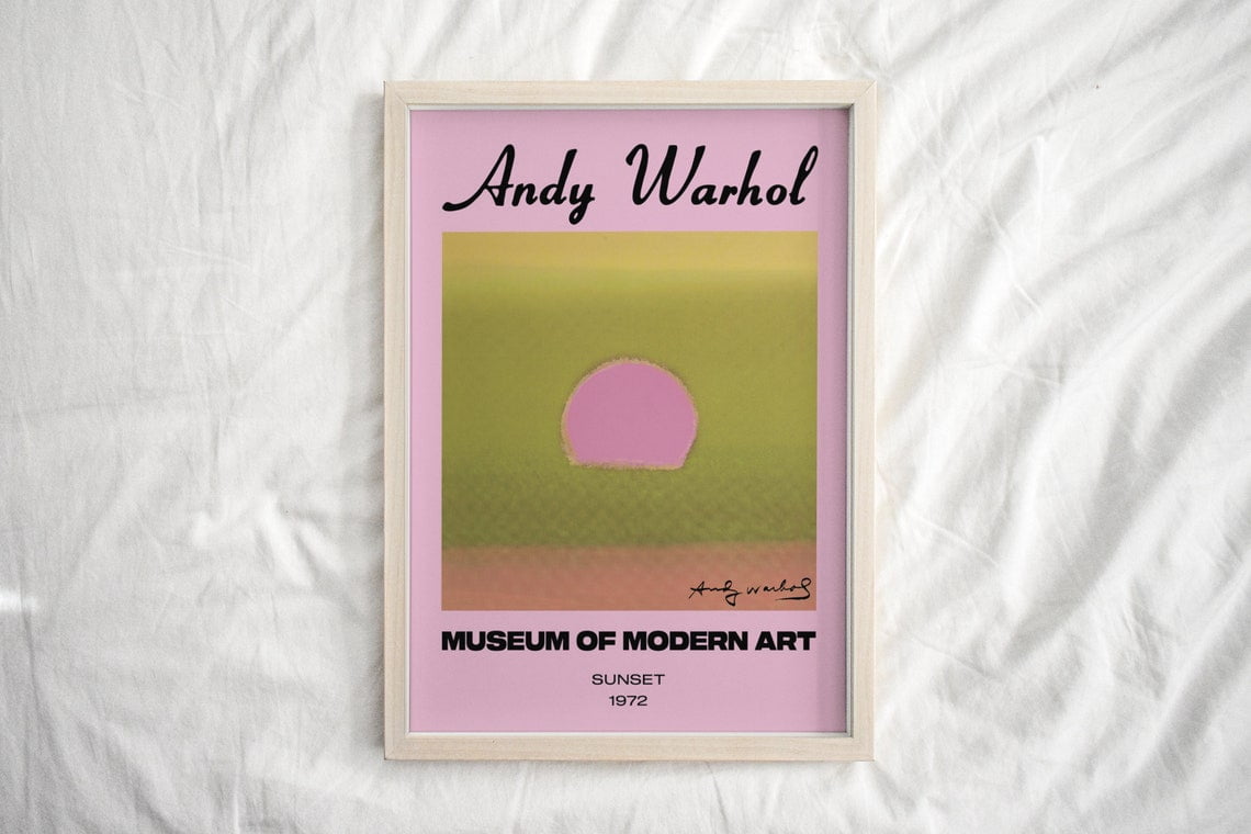 Miluva Andy Warhol Print, Andy Warhol Poster, Museum Poster, Exhibition ...