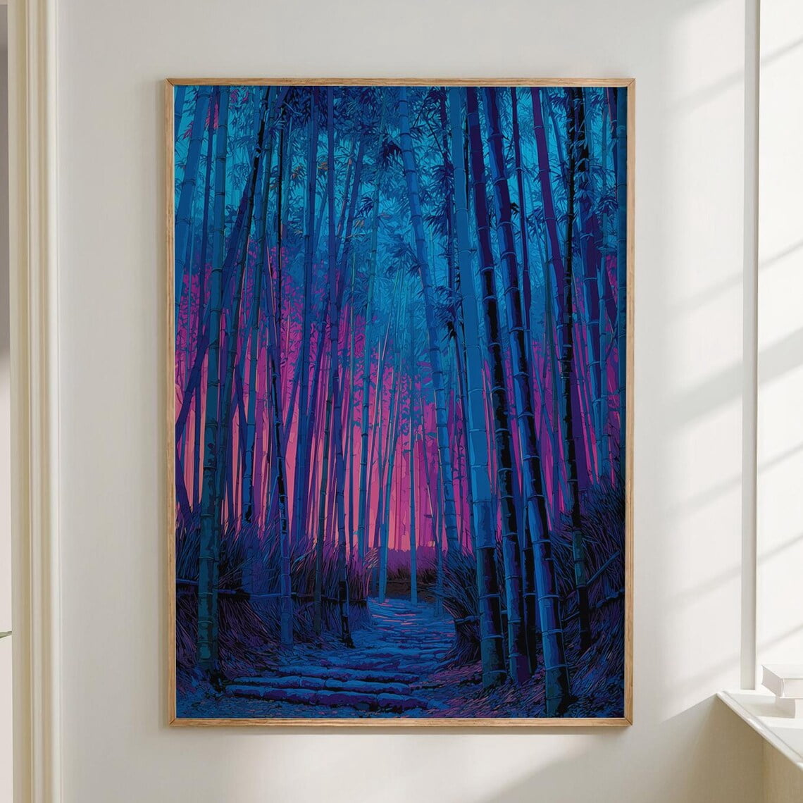 Miluva Arashiyama Bamboo Grove Kyoto Japan Landscape Vacation Print ...