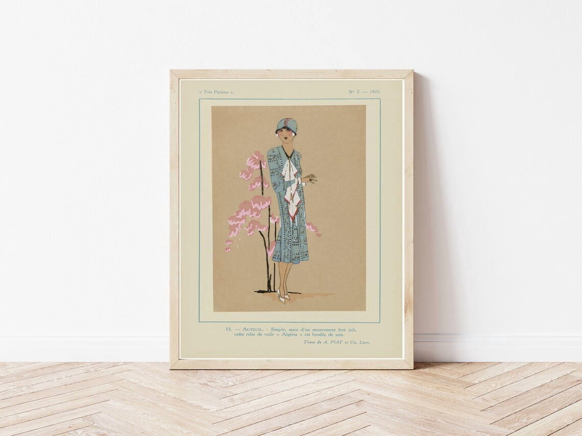 Miluva Art Deco 1920'S Fashion & Style Illustration, 1925 Flapper ...