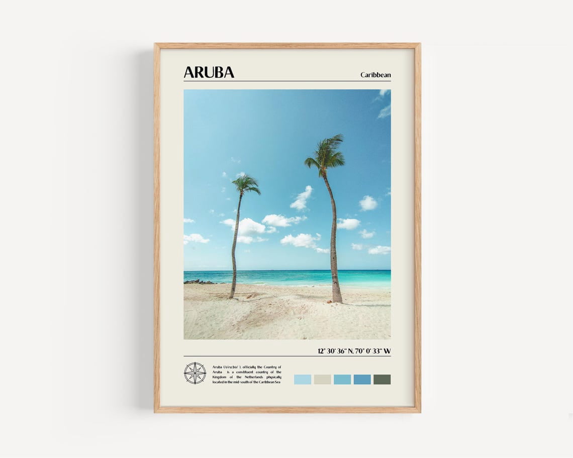 Miluva Aruba Print, Aruba Wall Art, Aruba Poster, Aruba Photo, Aruba ...