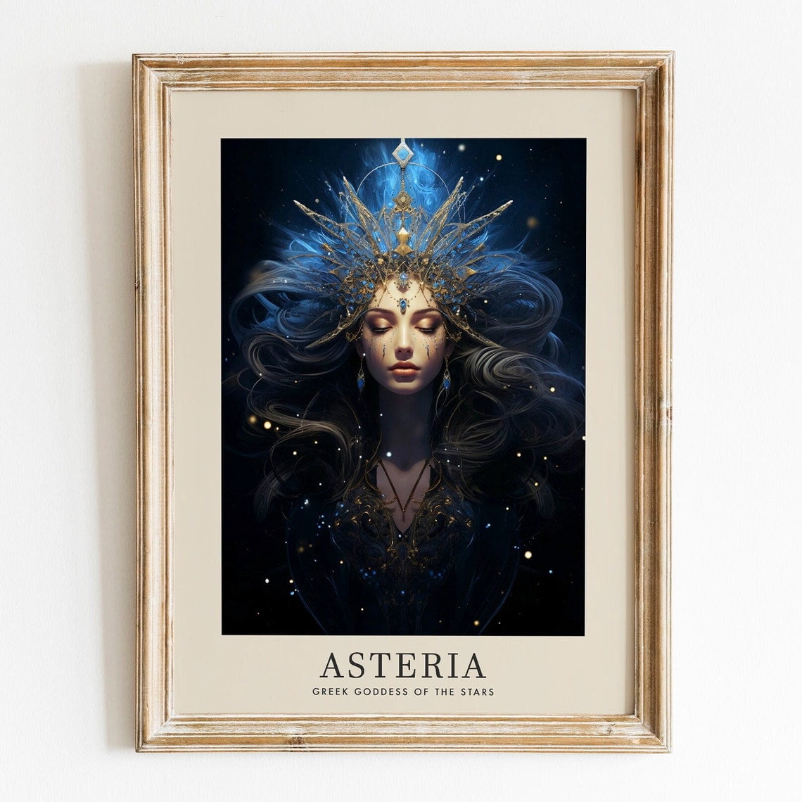 Miluva Asteria Greek Goddess Of The Stars, Illuminate Your Walls With ...