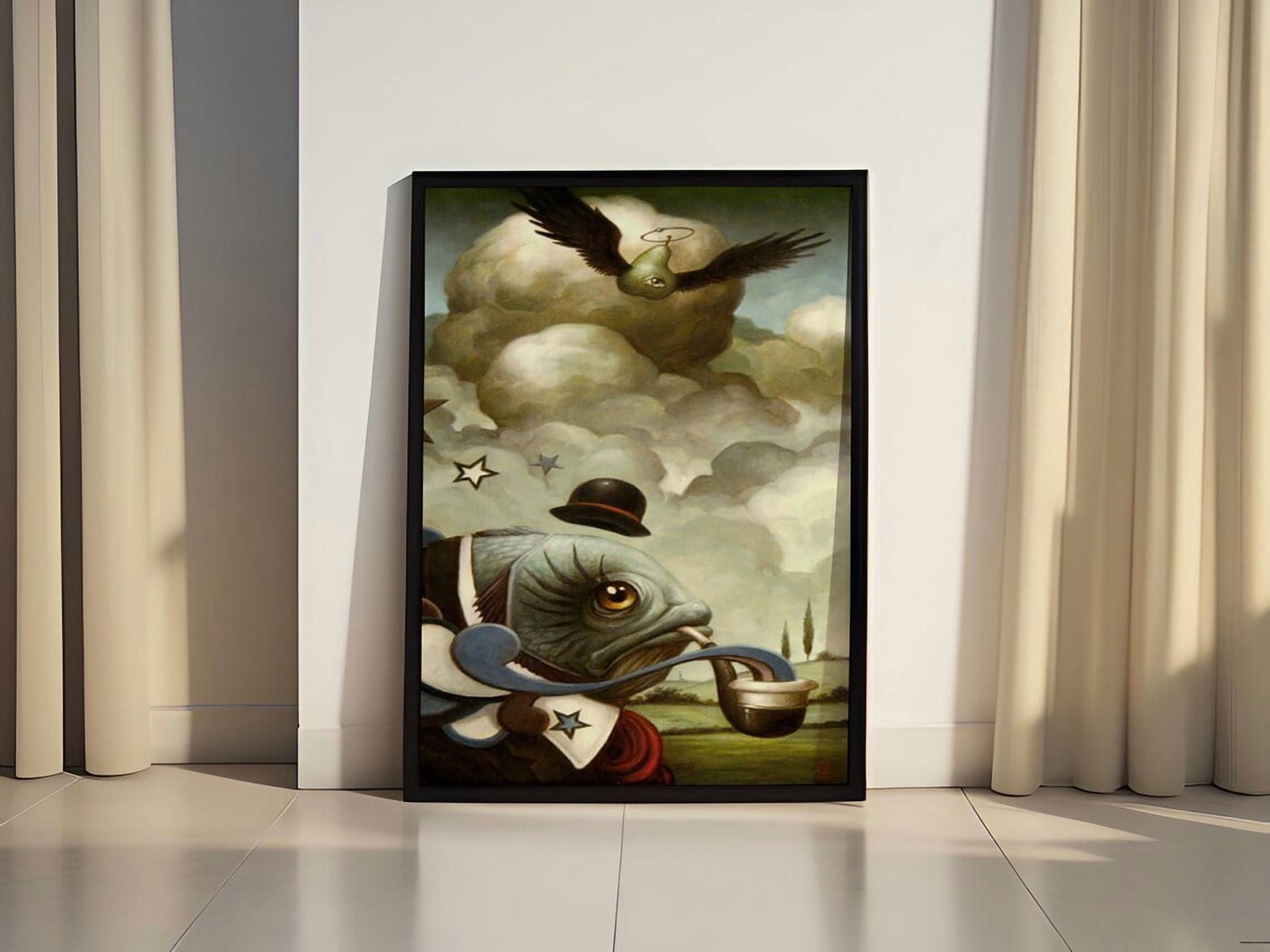 Miluva Avangarde Popular Poster, Unusual Art By Famous Artist Brian ...