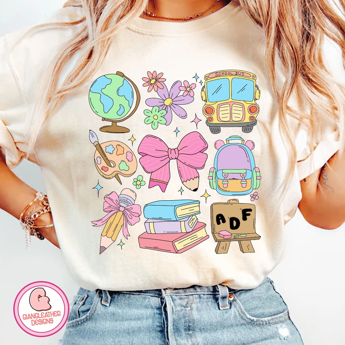 Miluva Back To School Coquette ,Back To School ,School Bus ,Books ...