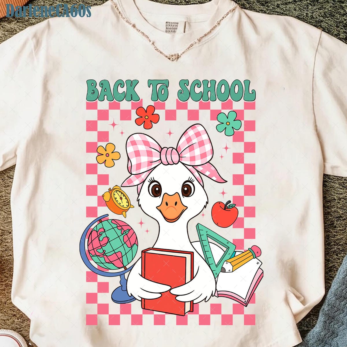 Miluva Back To School Goose , First Day Of School School Goose Girl ...