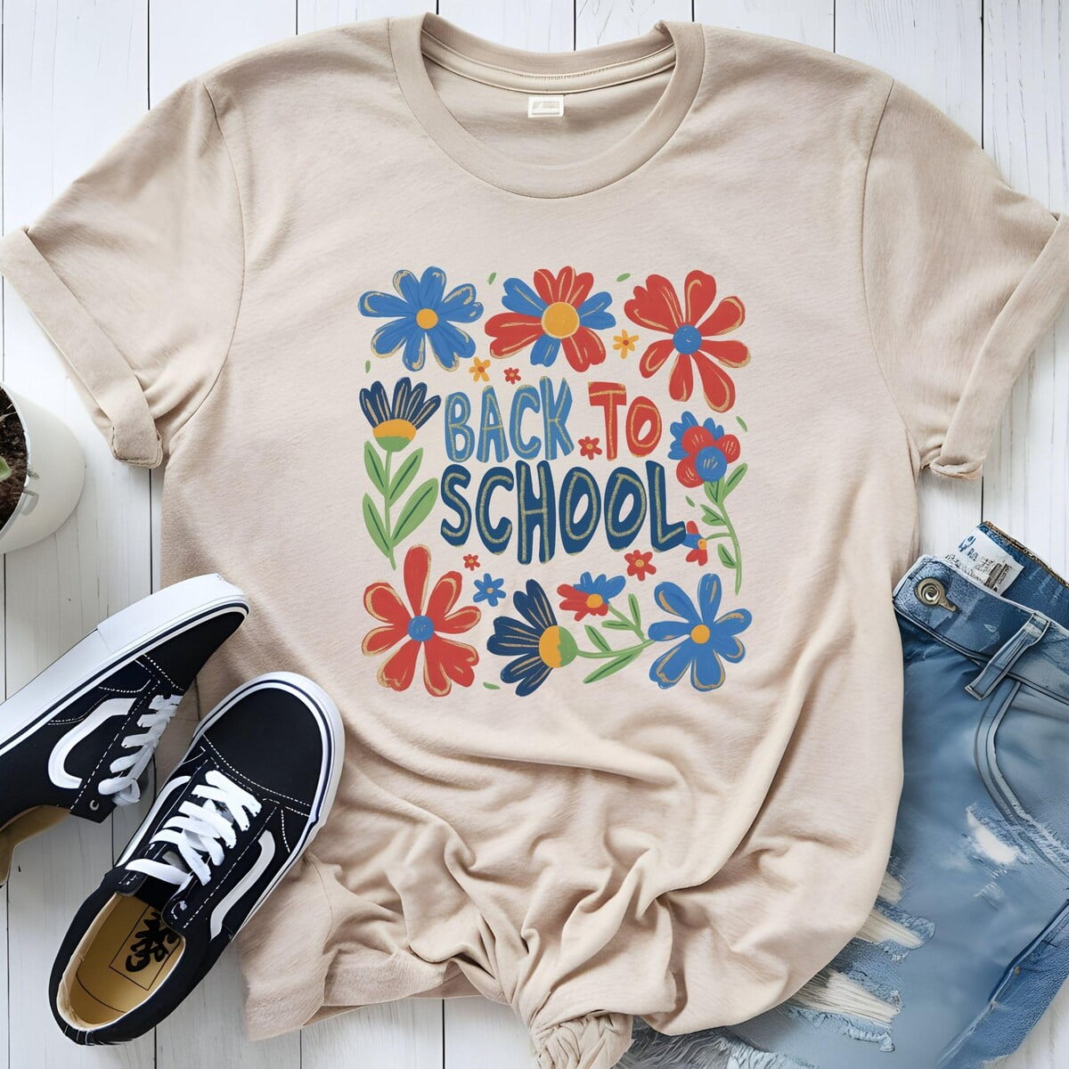 Miluva Back To School T-Shirt Â Student Graphic Tee Â First Day Of ...