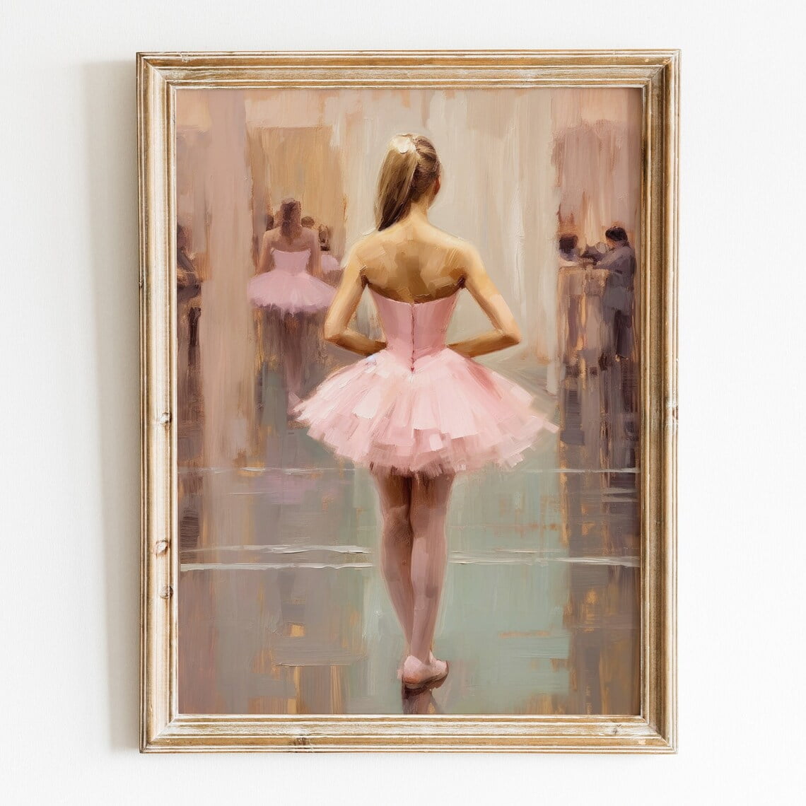 Miluva Ballerina Vintage Wall Art, Girly Dorm Decor, Preppy Wall Art ...