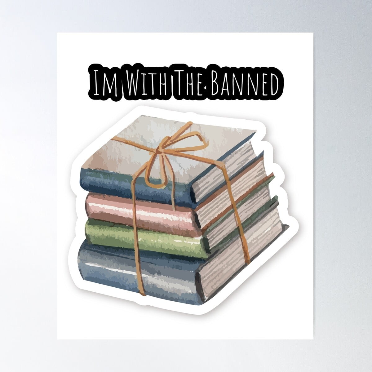 Miluva Banned Books Are Worth Reading Poster Wall Art, Modern Wall ...