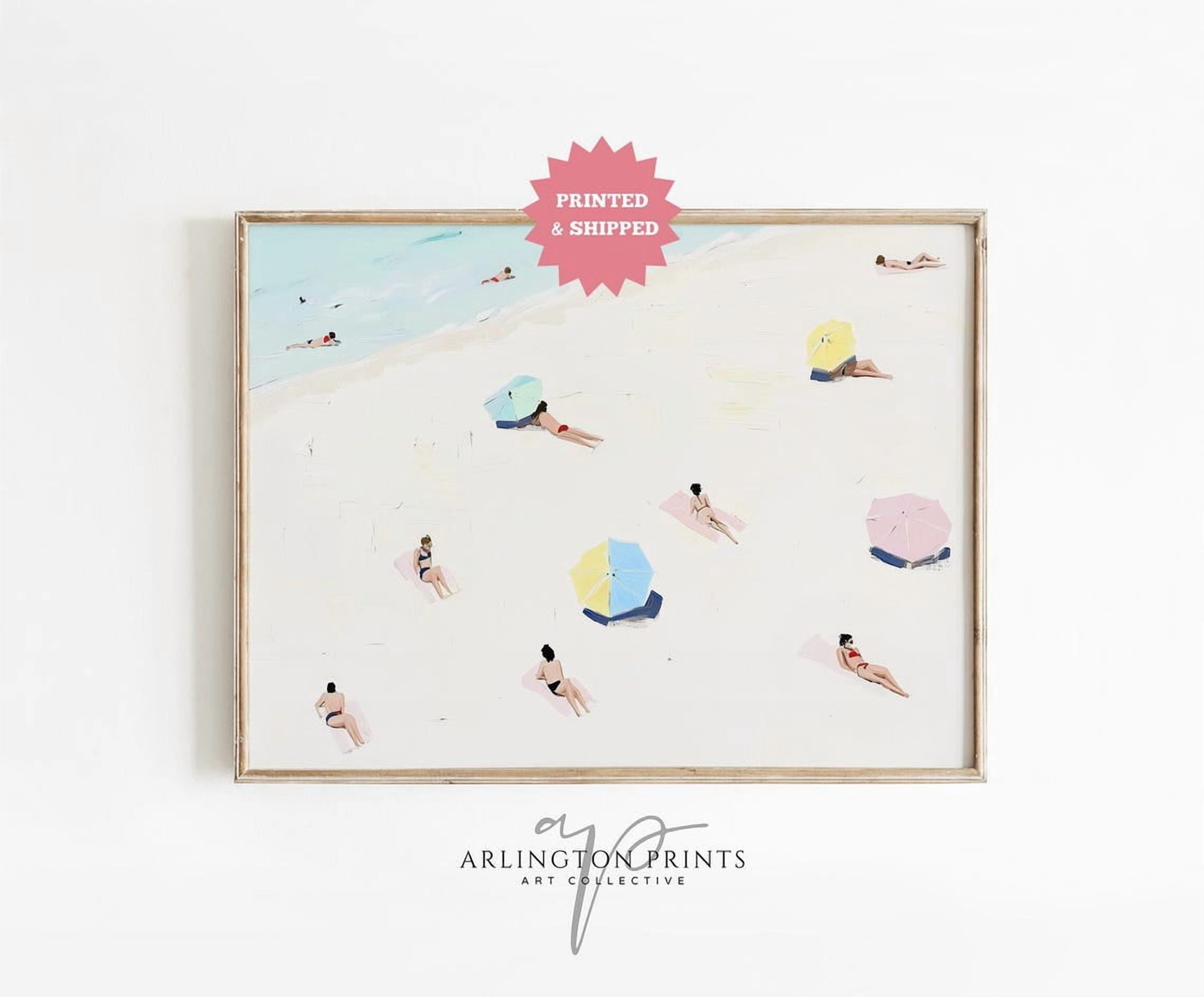 Miluva Beach Print, Coastal Wall Art, Printed And Shipped, Pink Beach ...
