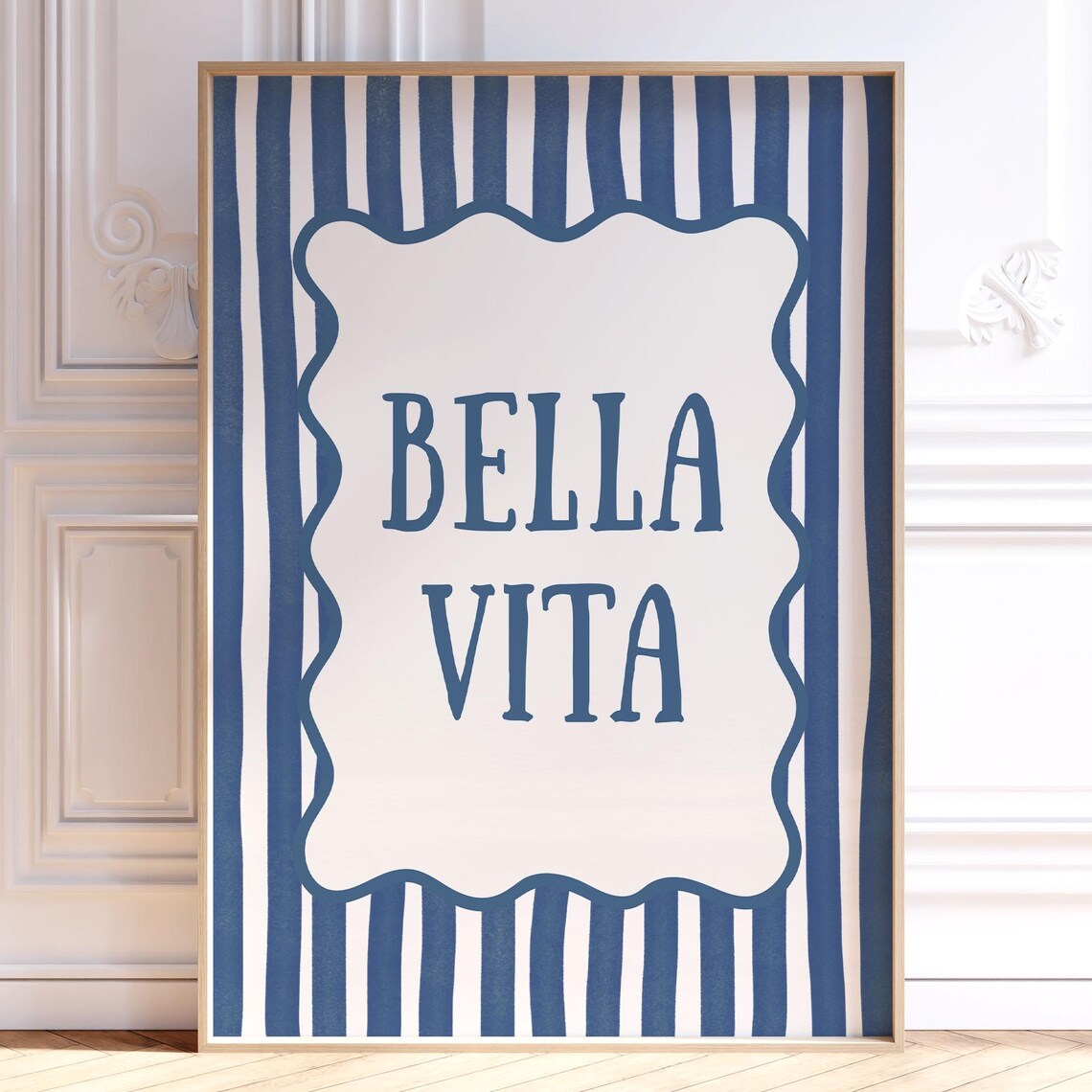 Miluva Bella Vita Retro Print, Trendy Girly Dorm Room Decor Poster ...