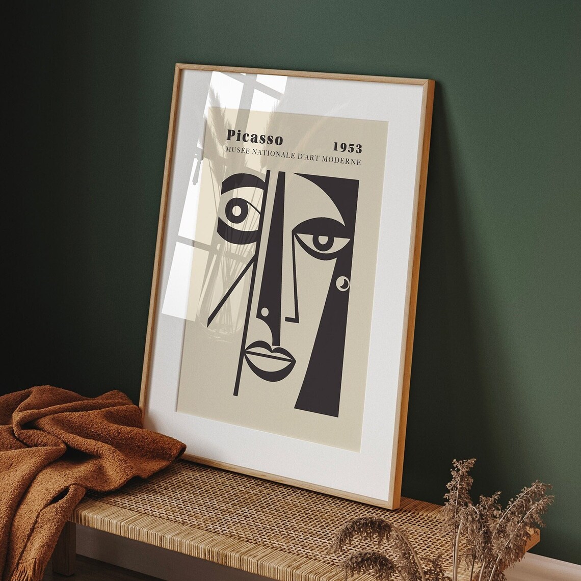 Miluva Black Picasso Print, Picasso Sketch Art, Picasso Cubism Print ...
