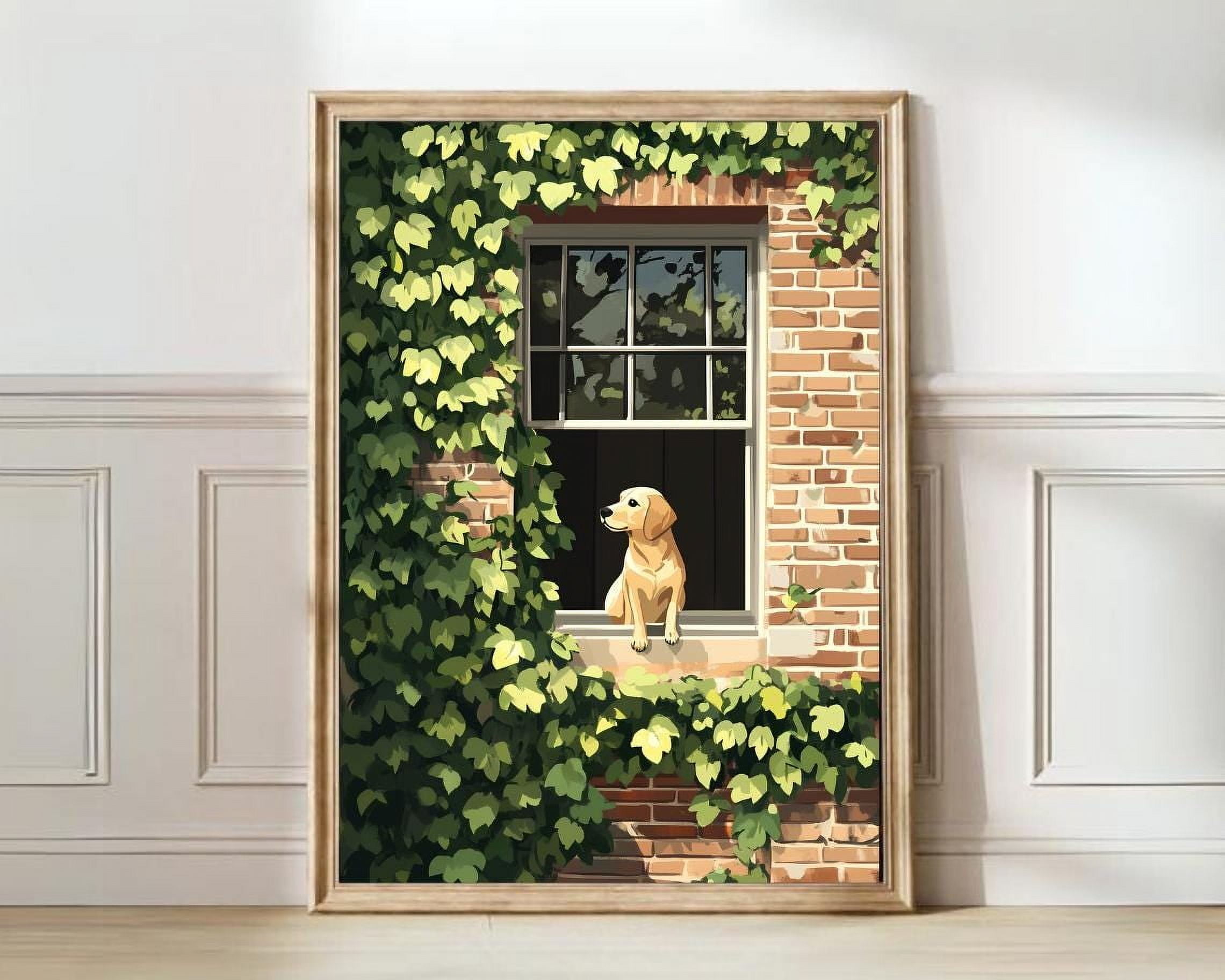 Miluva Bruges Print Fidele Print Bruges Illustration Dog Print Bruges ...