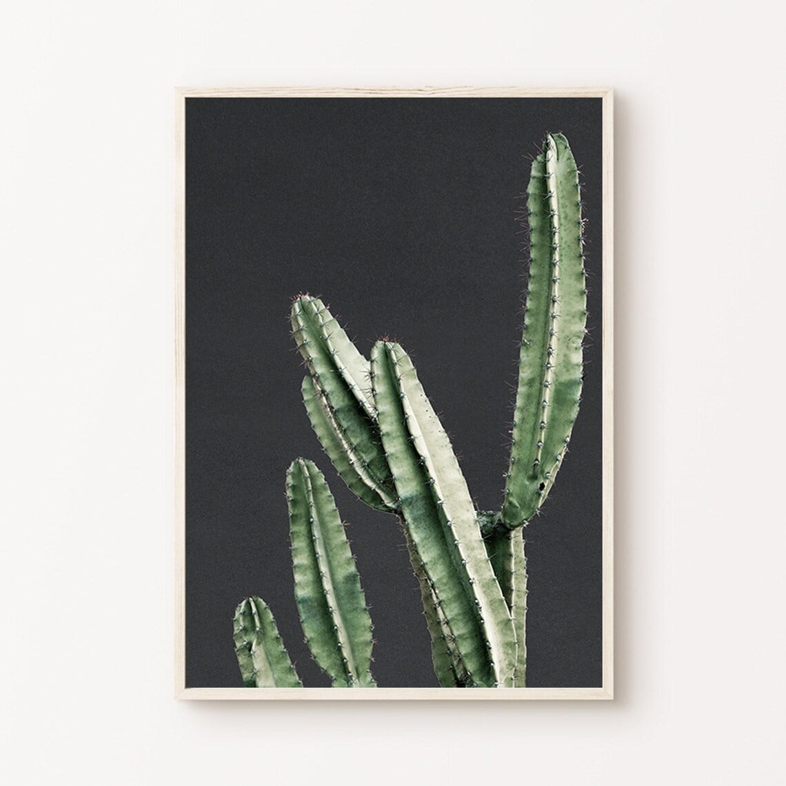 Miluva Cactus Print, Printable Cactus Wall Art, Modern Boho Cacti Print ...