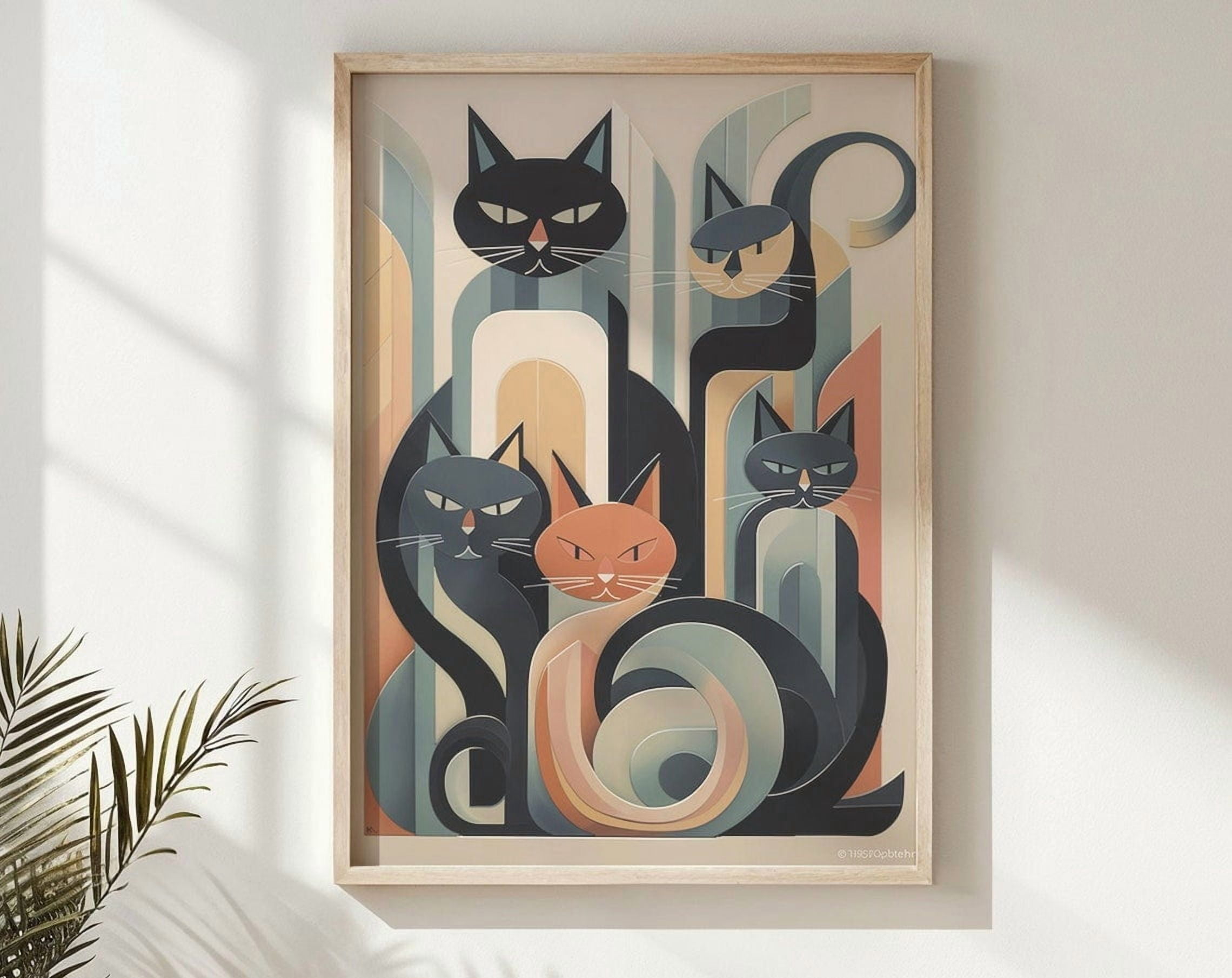 Miluva Cat Art Print ~ Nursery Wall Art ~ Kids Room Decor Posters ...