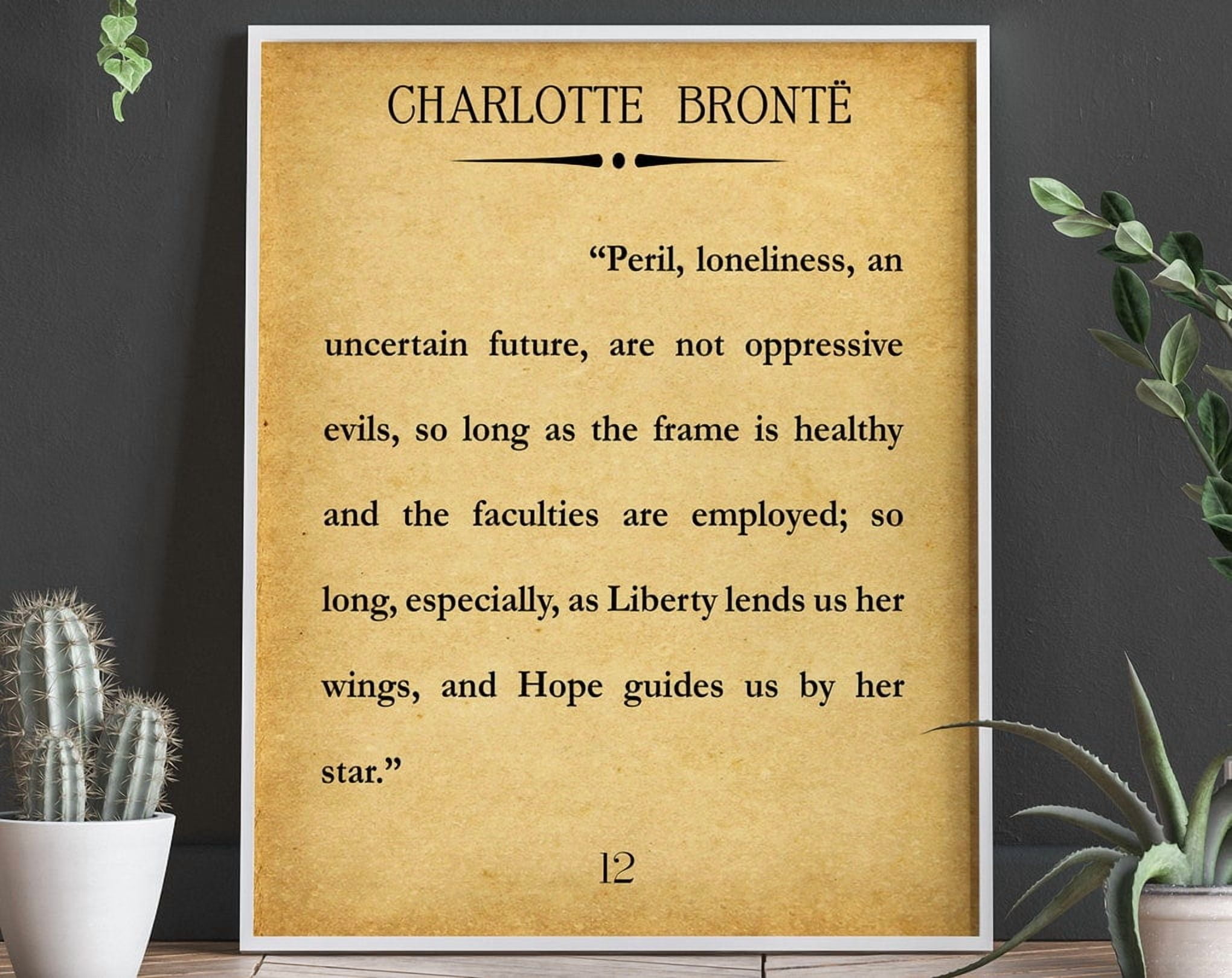 Miluva Charlotte Bronte Quote Charlotte Bronte Book Page Quote Book ...