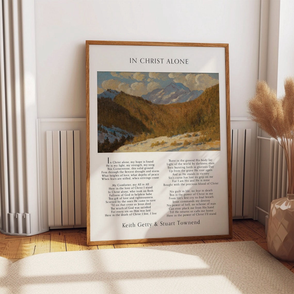 Miluva In Christ Alone Musical Grace & Spiritual Elegance Poster Hymn ...