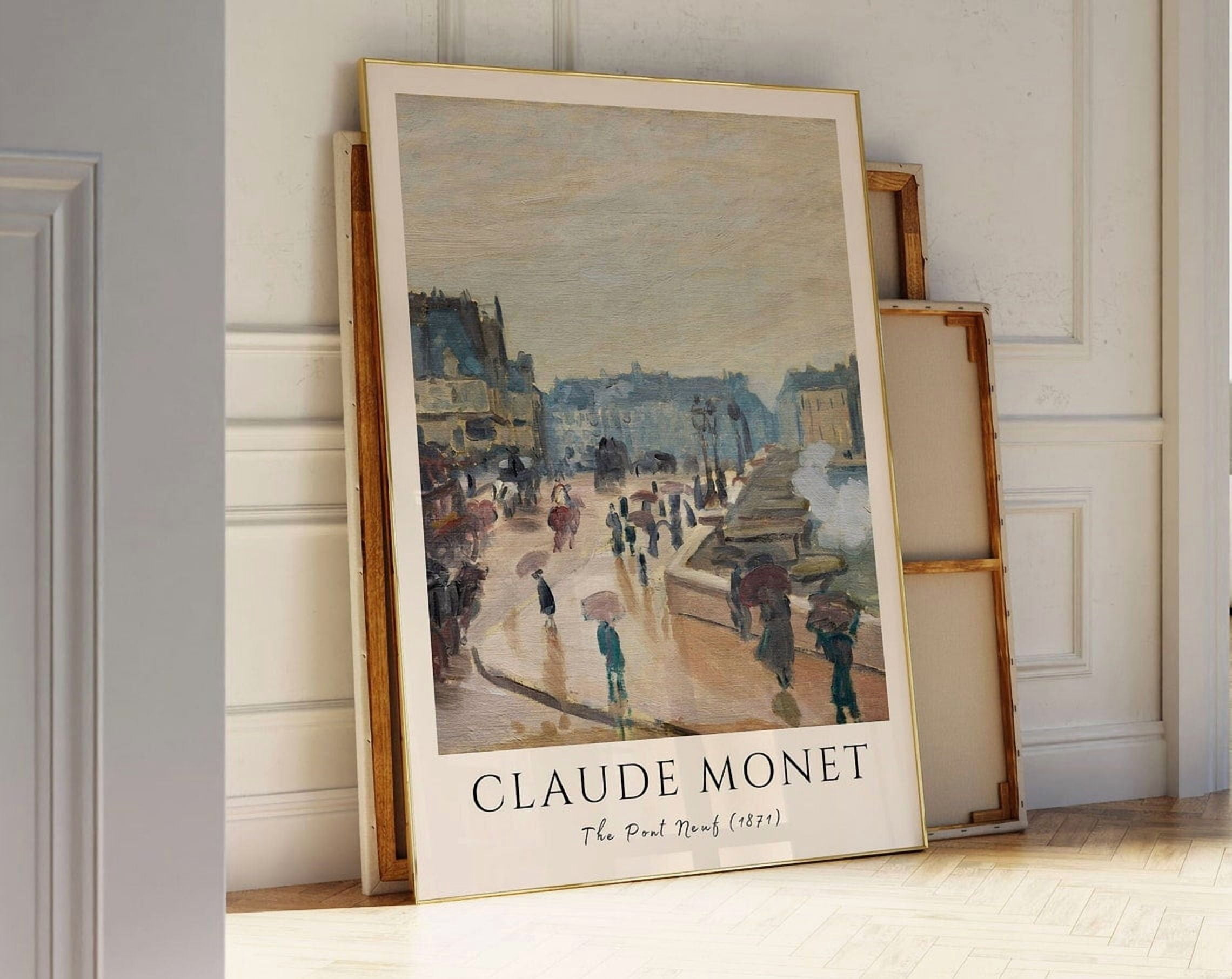Miluva Claude Monet Print, Claude Monet Poster, Claude Monet'S The Pont ...
