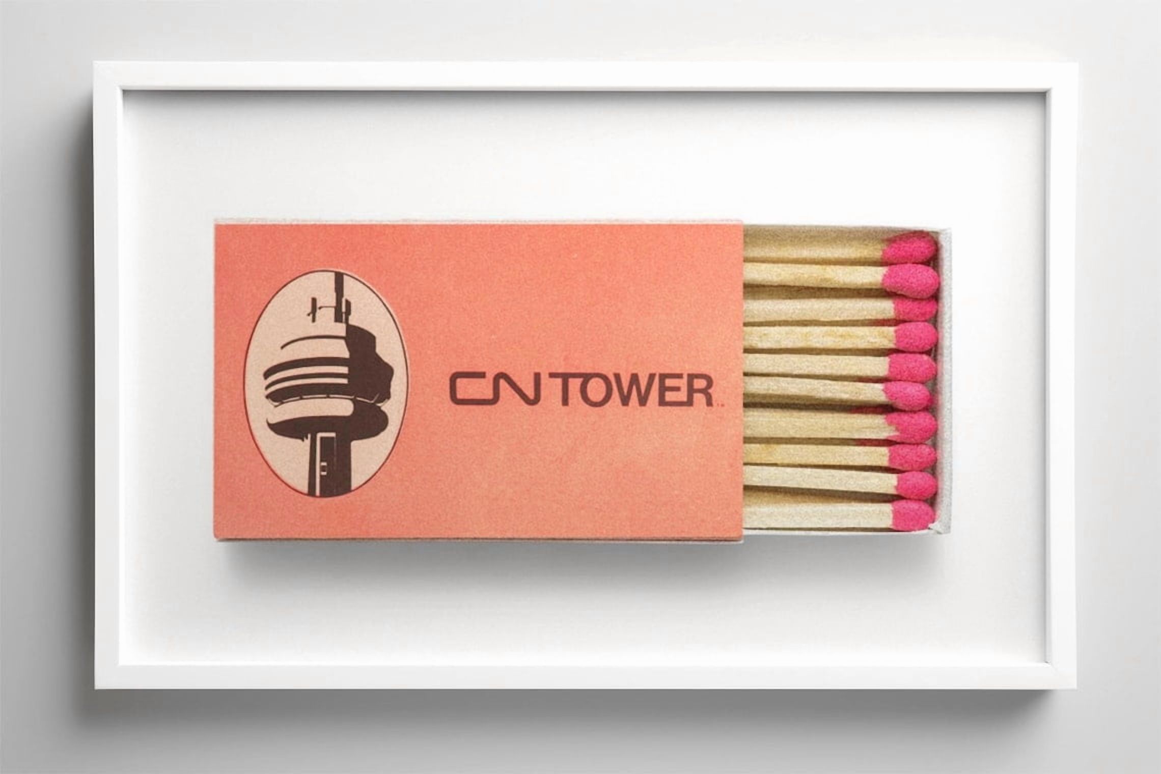 Miluva Cn Tower Vintage Matchbox Wall Art, Home Decor s, Retro Wall ...