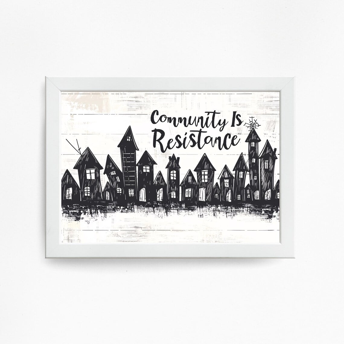 Miluva Community Is Resistance - 23 Sizes, Hand-Drawn Sketch-Style ...