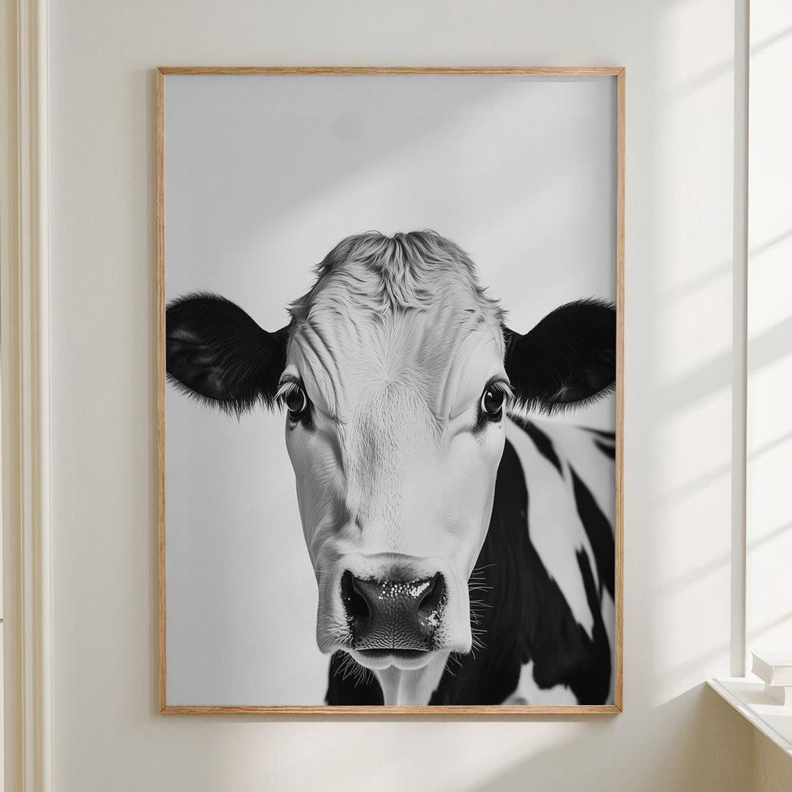Miluva Cow Fashion Magazine Inspired Poster Animal Portrait Photography ...