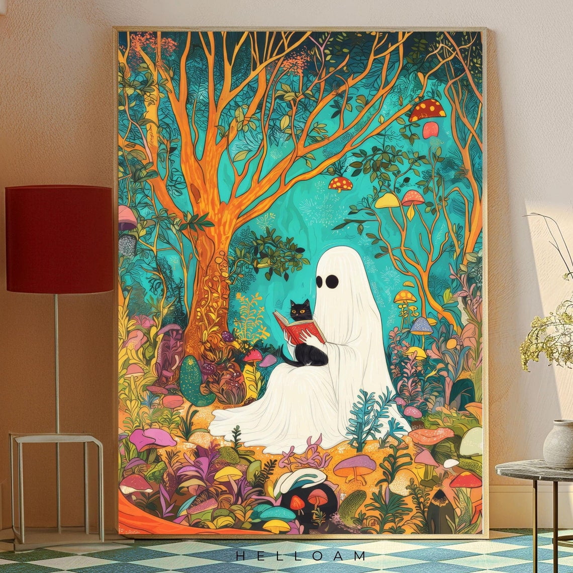 Miluva Cute Ghost Reading, Romantic Dark Academia, Moody Cottagecore ...