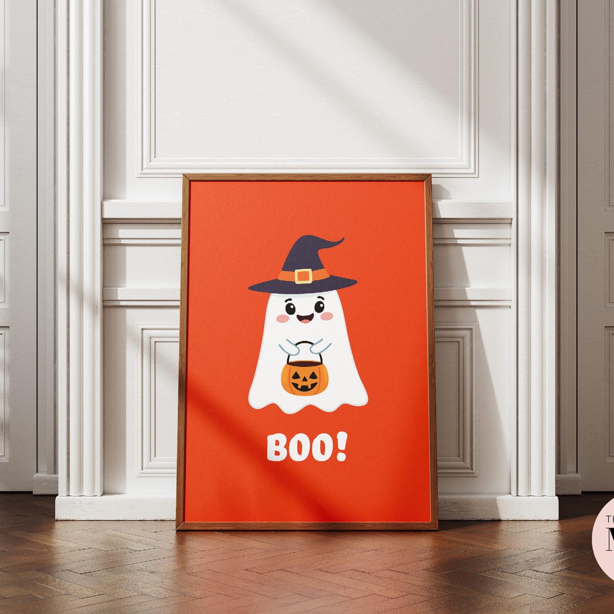 Miluva Cute halloween ghost poster wall art kid – Friendly halloween ...