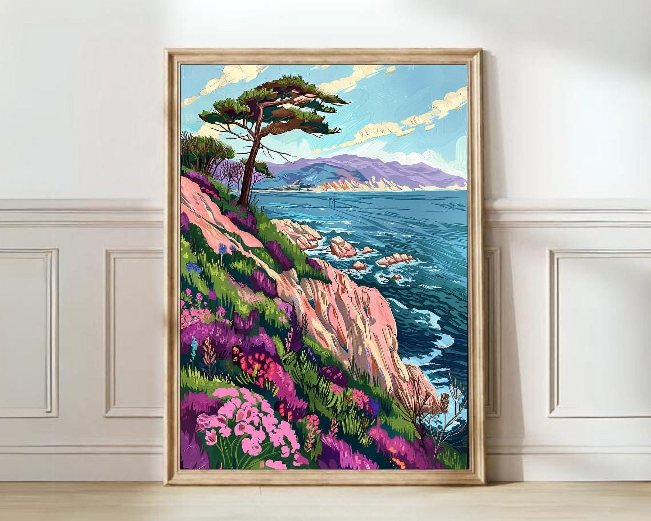 Miluva Cypress Print Greece Illustration Greece Print Greece Travel ...