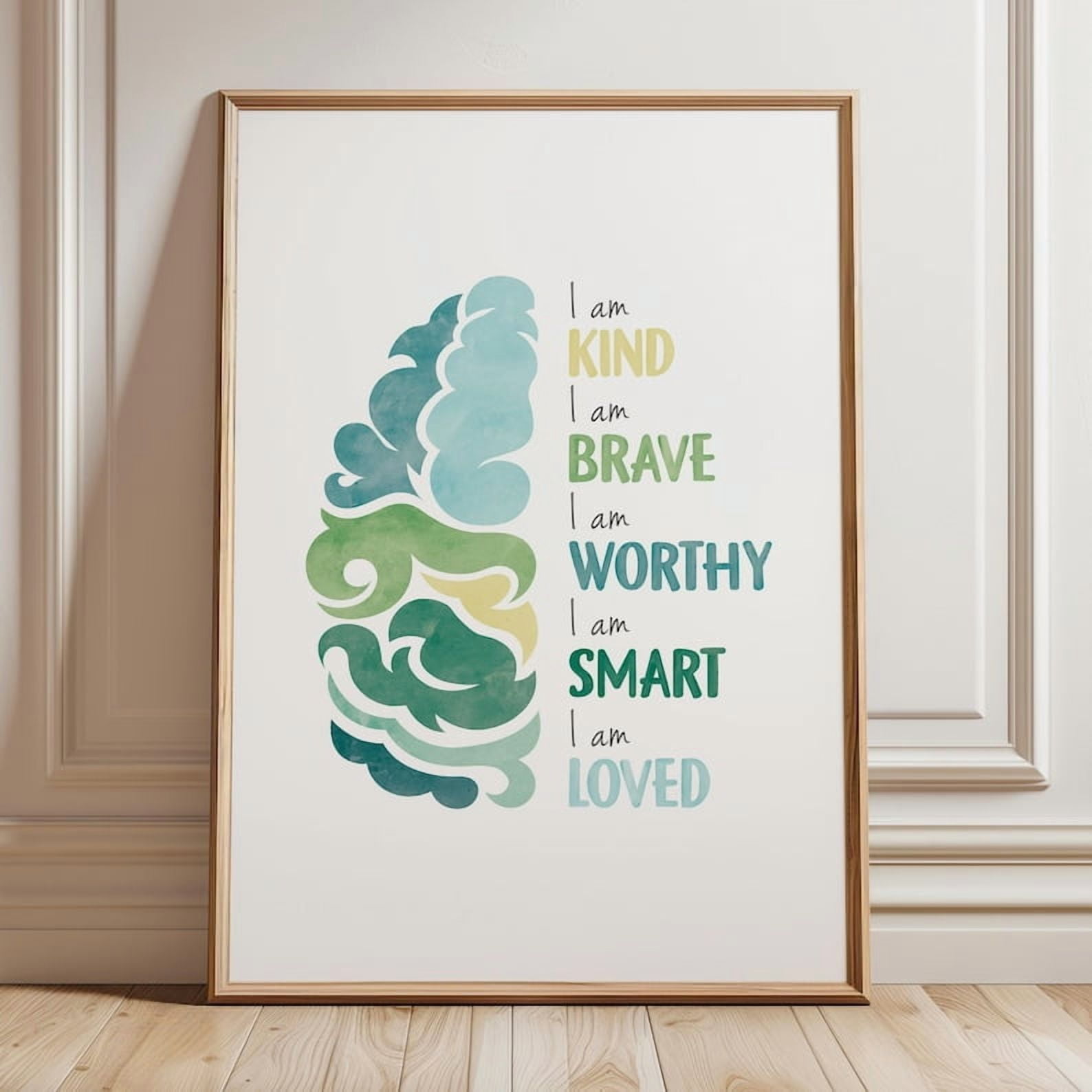 Miluva Daily Affirmations, School Counselor, Therapy Office Decor ...